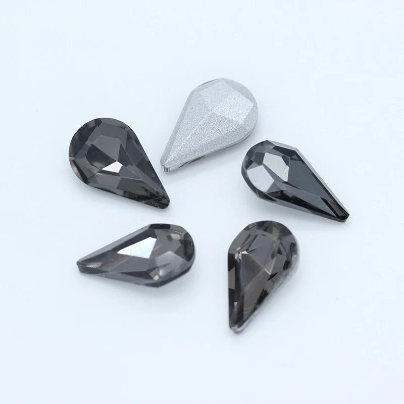 Хрустальные капли Black diamond 5x8 мм