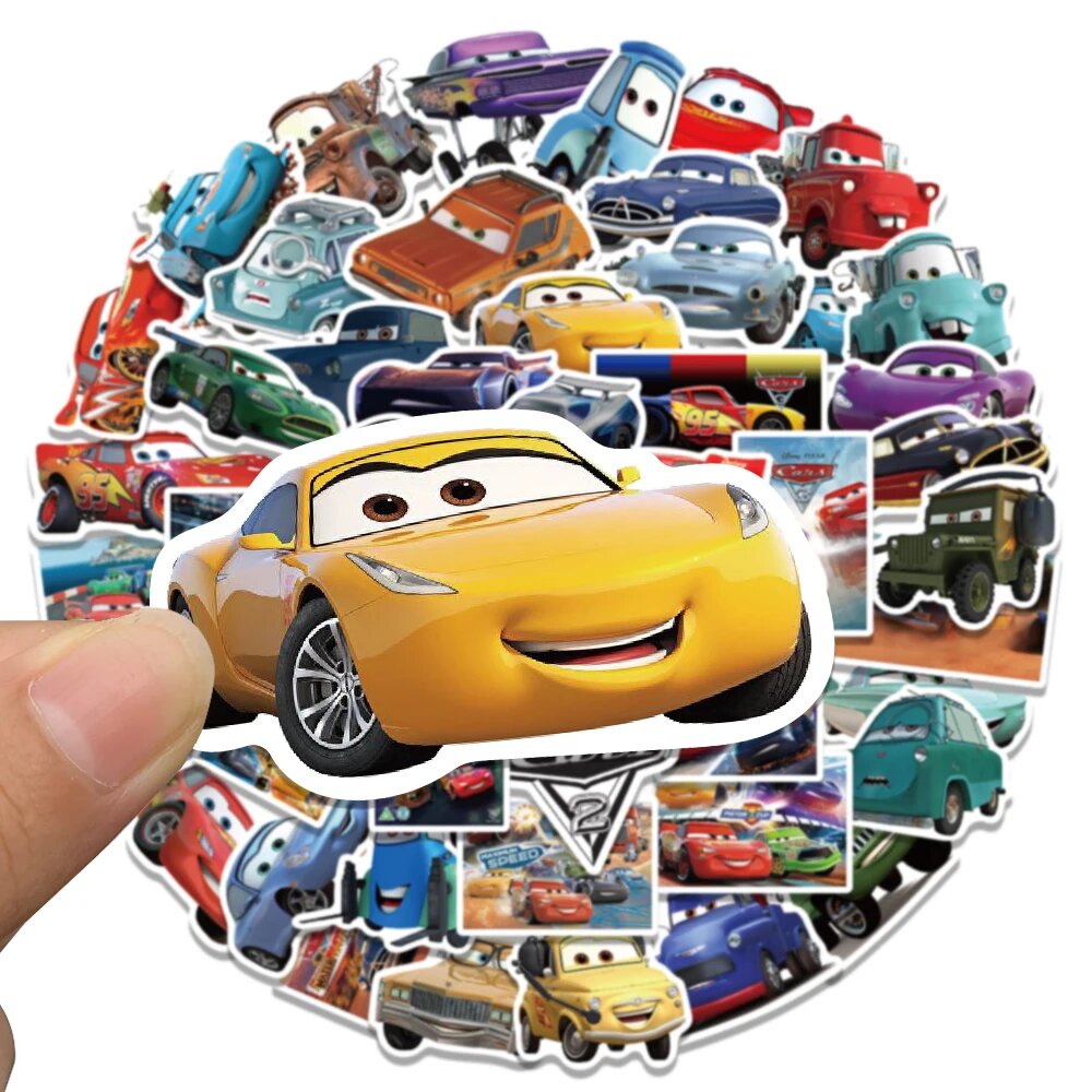Disney Cars Наклейки Молния Маккуин 50PCS