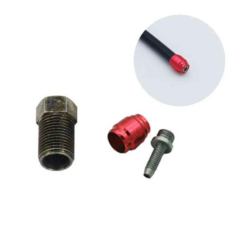 Велосипедный дисковый тормозной шланг с зазубринами + Олива + набор соединительных гаек для-SRAM Avid велосипедные гидравлические тормозные шланги запасные части