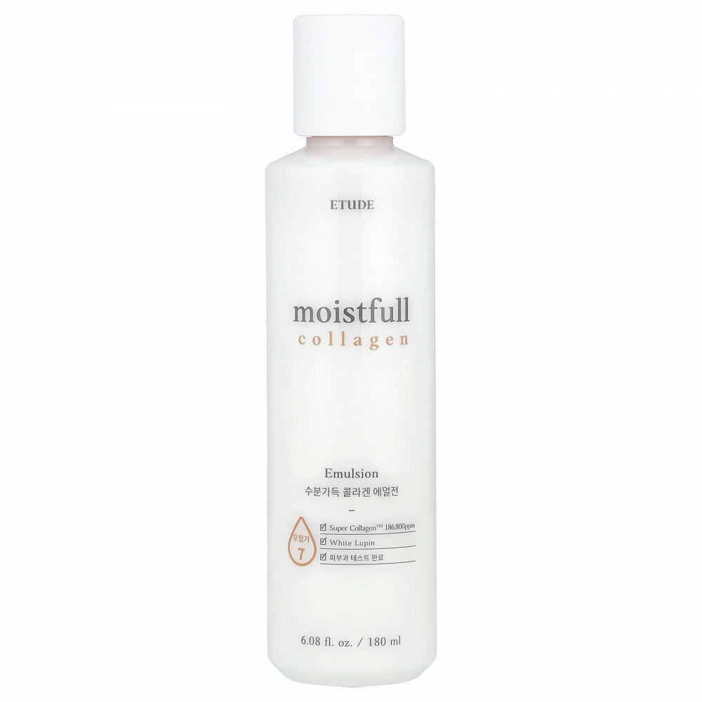 ETUDE, Увлажняющий коллаген, эмульсия, 180 мл (6,08 жидк. унц.)