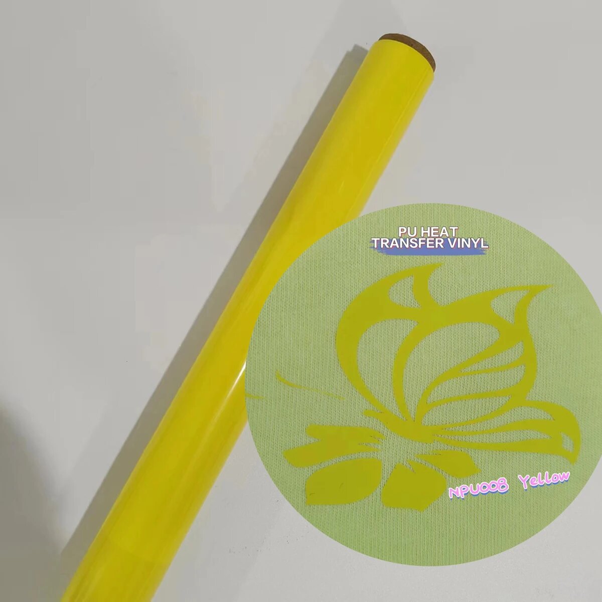 Термотрансферный винил ПВХ 30.5CMX20CM, Yellow