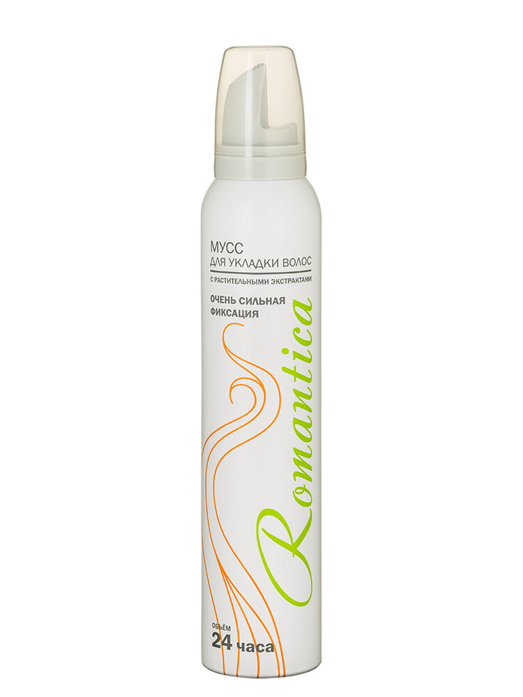 Мусс для волос Сибиар Романтика С растительными экстрактами Очень сильная фиксация, 200мл