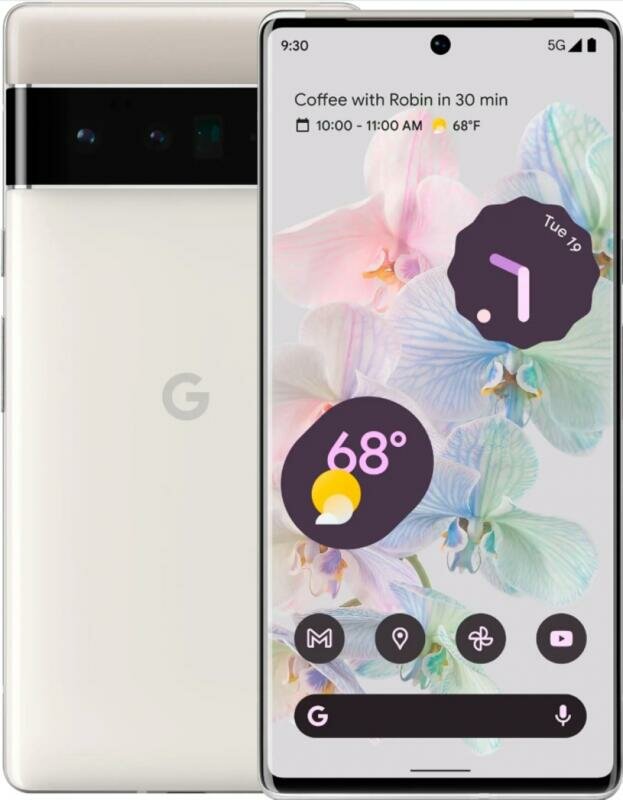 Смартфон Google Pixel 6 Pro, 12/128Gb JP, OLED, White (Белый)