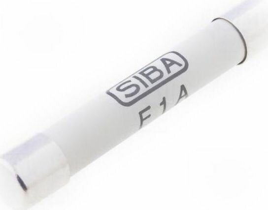 Предохранитель SIBA 184000.1 Предохранитель быстрый 1A 8x50мм 1,2 кВ 1шт
