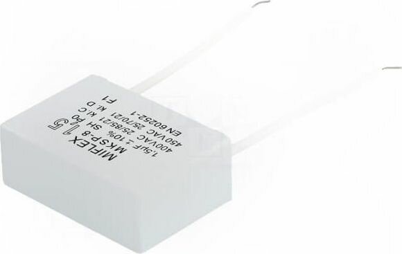 Конденсатор MIFLEX I250V515K-C Конденсатор для двигателей фазосдвигающий 1,5мкФ 400ВAC 1шт