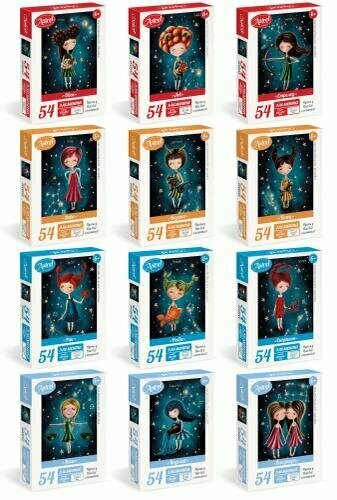 Пазлы Мини 54 деталей. Зодиак (в ассортименте) 05721, (ООО "Оригами")