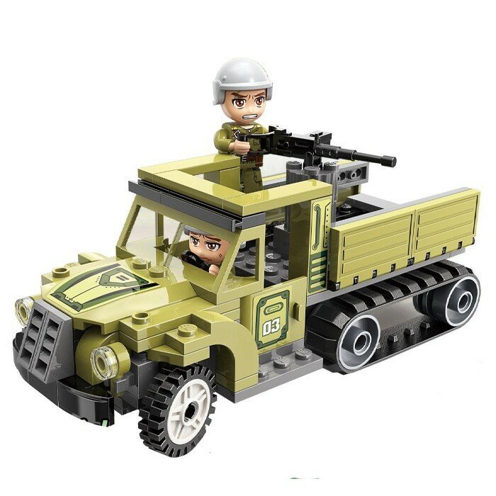 Конструктор Qman Бронированный автомобиль 113 дет 6+ 1731-3