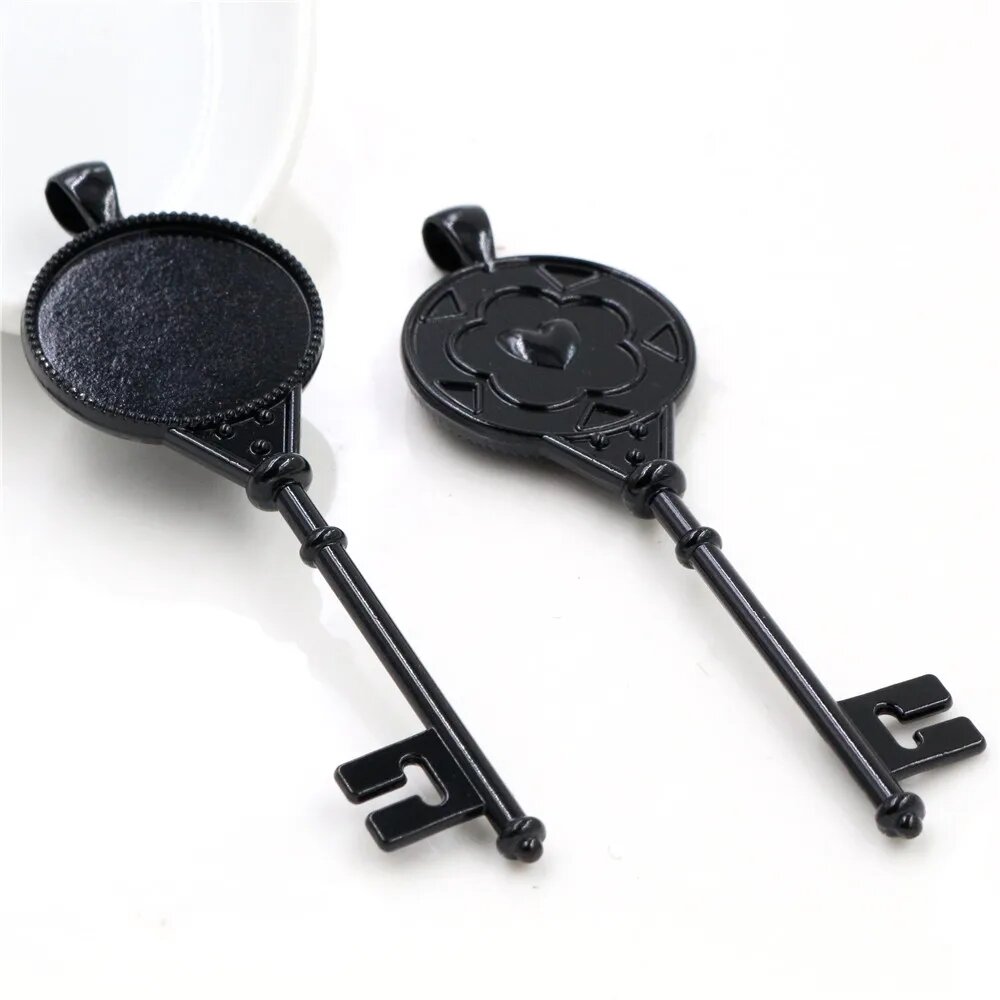 Кабошоны для кулонов Wadsfred Cabos 5 шт Черный, A6-09