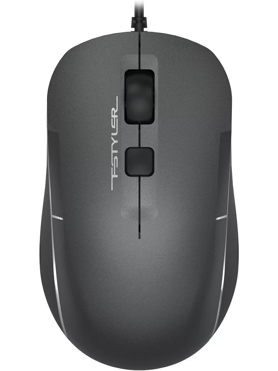 Мышь a4tech Fstyler FM26 серый/черный