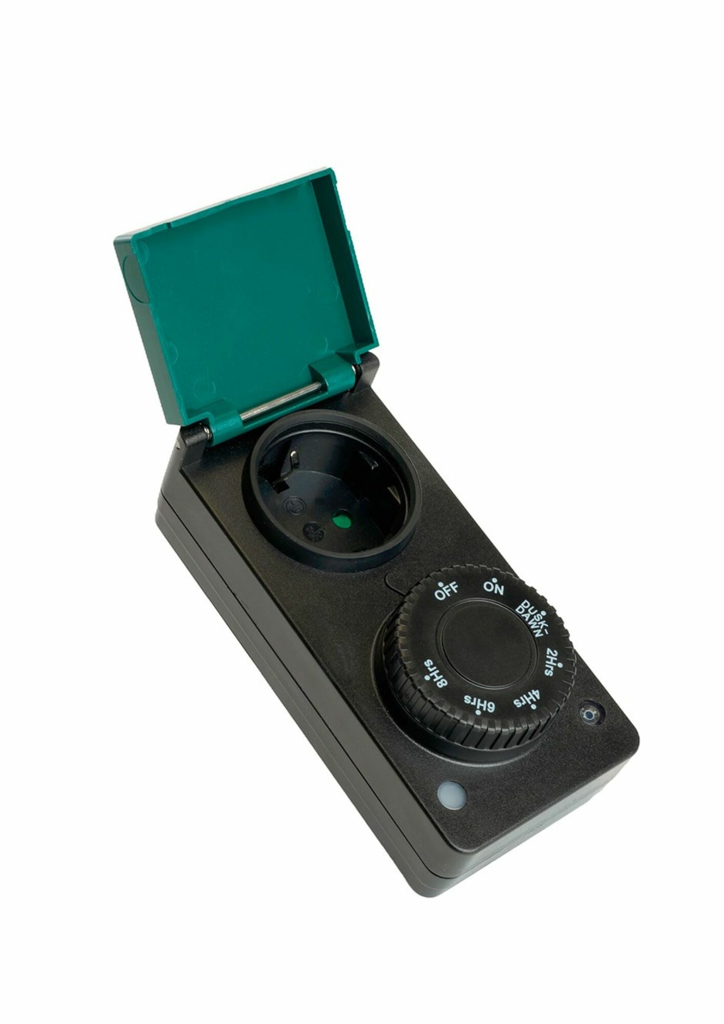 Розетка с таймером Feron (с датчиком освещенности) в защитном корпусе IP 44 2300W/10A 230V, TM29