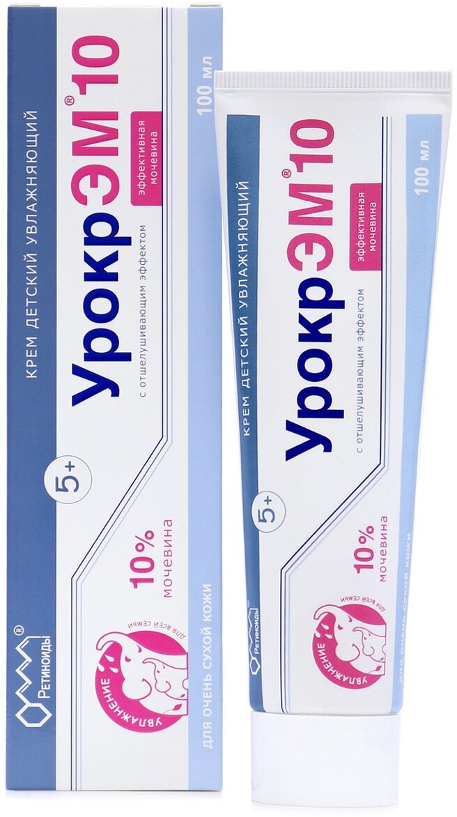 Крем Ретиноиды "Урокр Эм10", с мочевиной, для сухой кожи, 10%, 100мл
