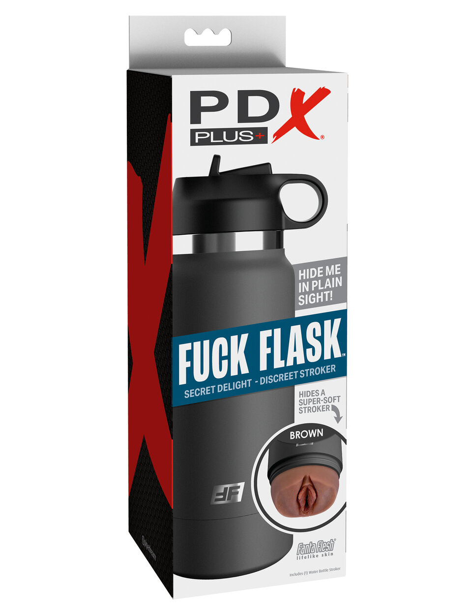 Мастурбатор Pipedream "Fuck Flask", имитация вагины, вакуумная стимуляция