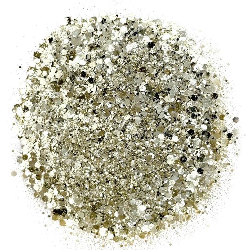 Глиттер-блестки зеленое золото, EPOXYMASTER, 25мл