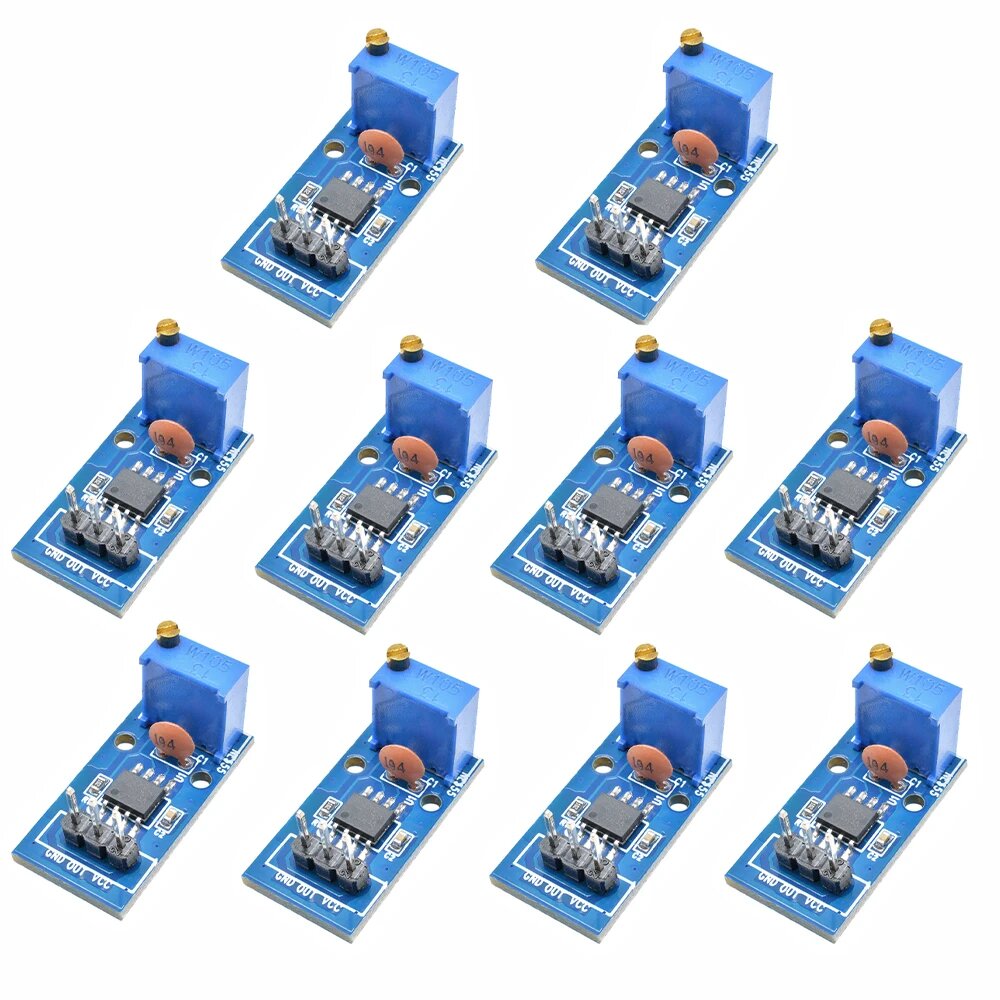 1-10 шт. модуль генератора NE555 модуль генератора импульсов DC5V 12 В одноканальный выходной генератор для Arduino