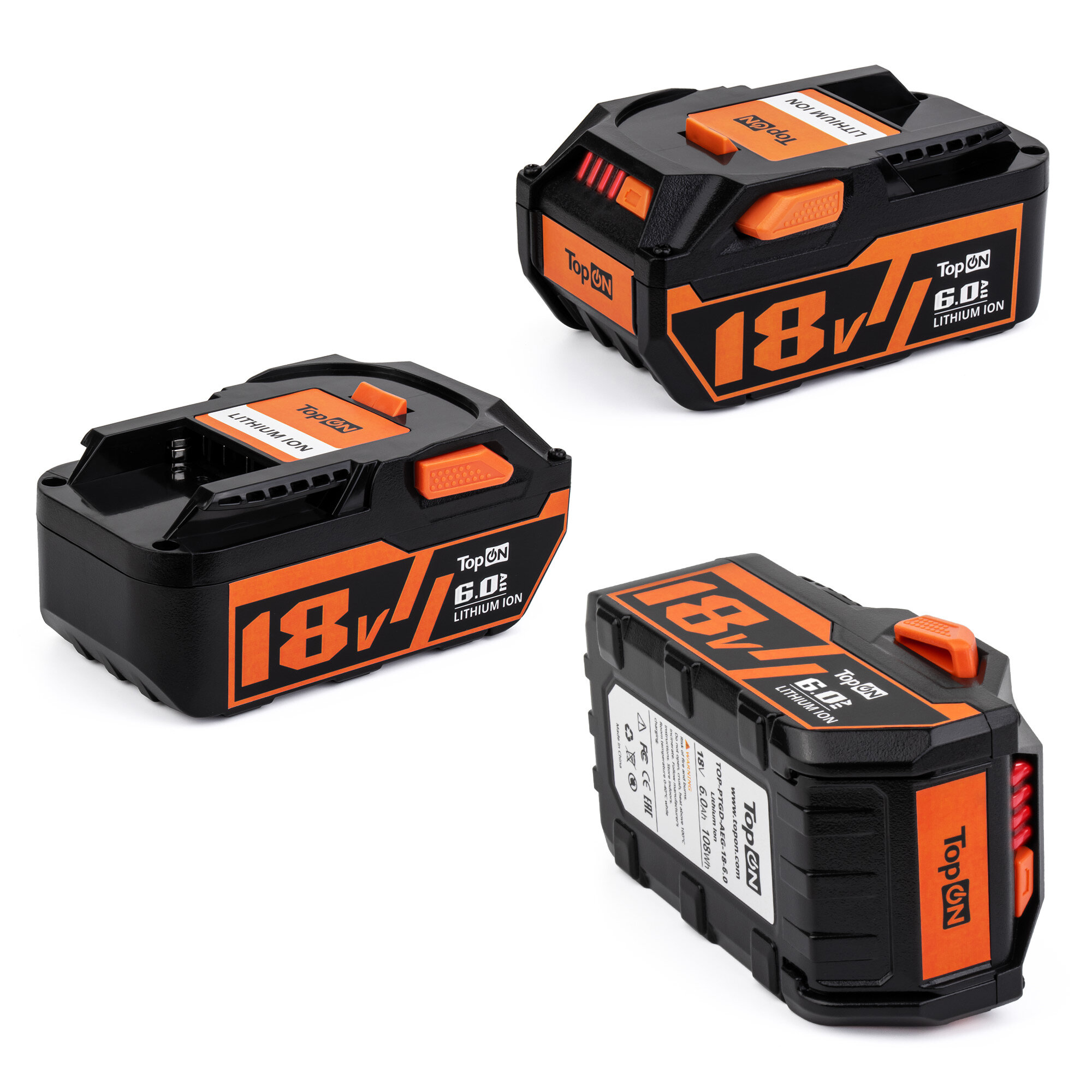 Аккумулятор для AEG 18V 6.0Ah (Li-Ion). PN: 4932430170