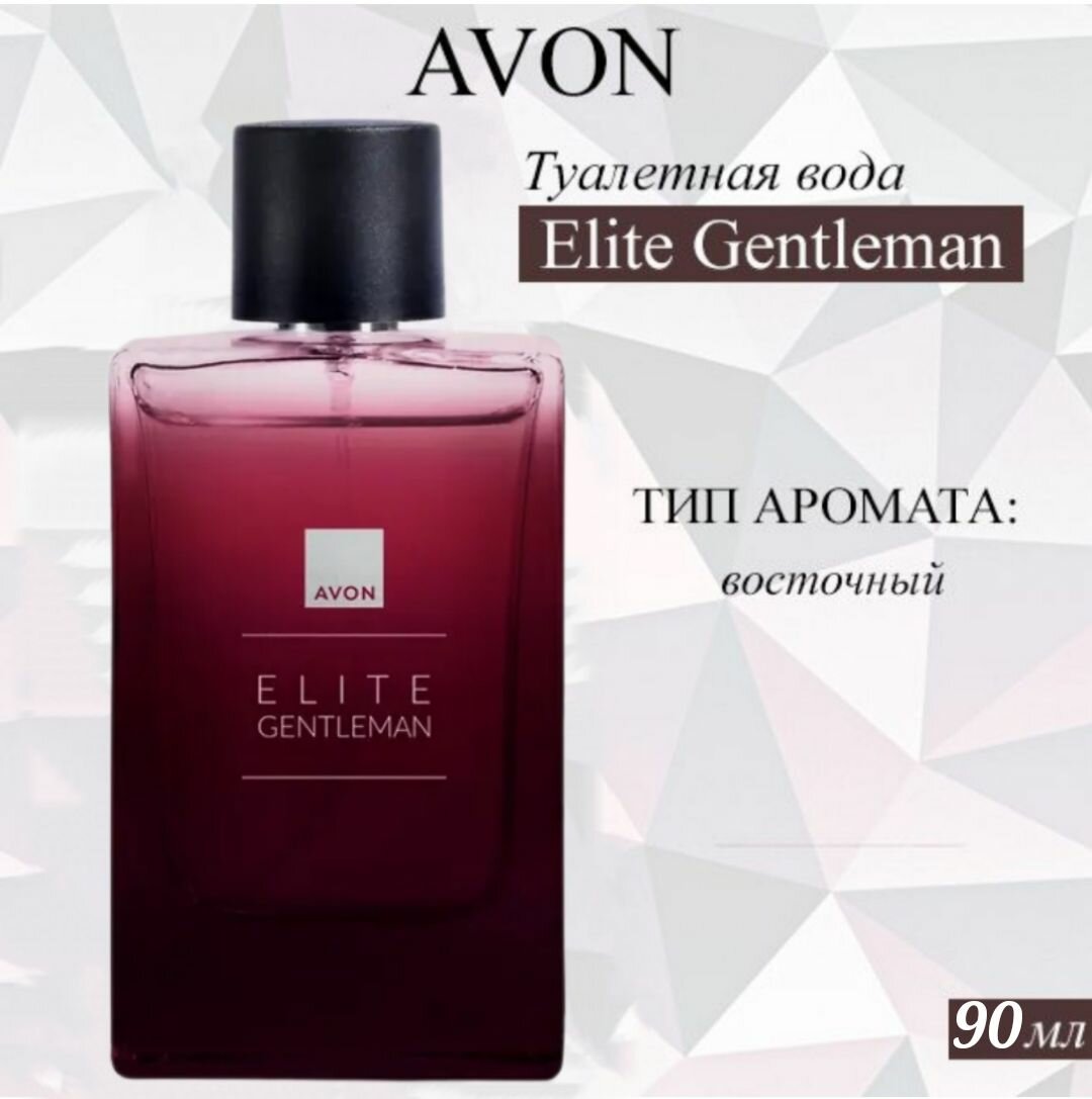 AVON/Эйвон Туалетная вода Elite Gentleman (Элит Джентльмен) для него, 90мл