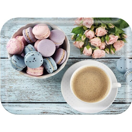 Поднос Mallony сервировочный FANTASIA 28,9х18,9х1,8 см, из термостойкого пластика