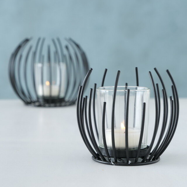 Набор металлических подсвечников Церера 11-15 см, 2 шт, Boltze, 2021287