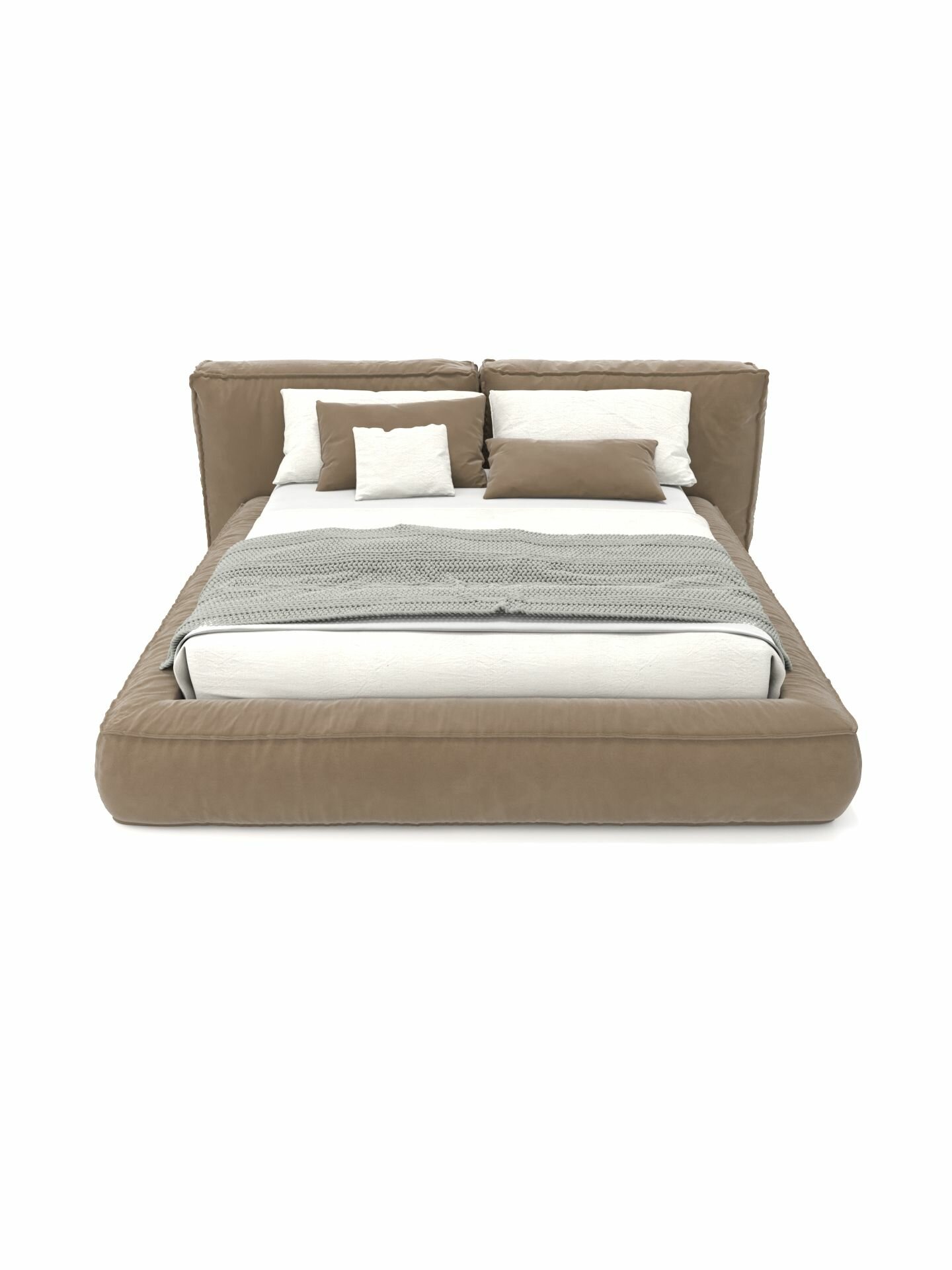 Бональдо - кровать двуспальная, спальное место 200х200, без матраса