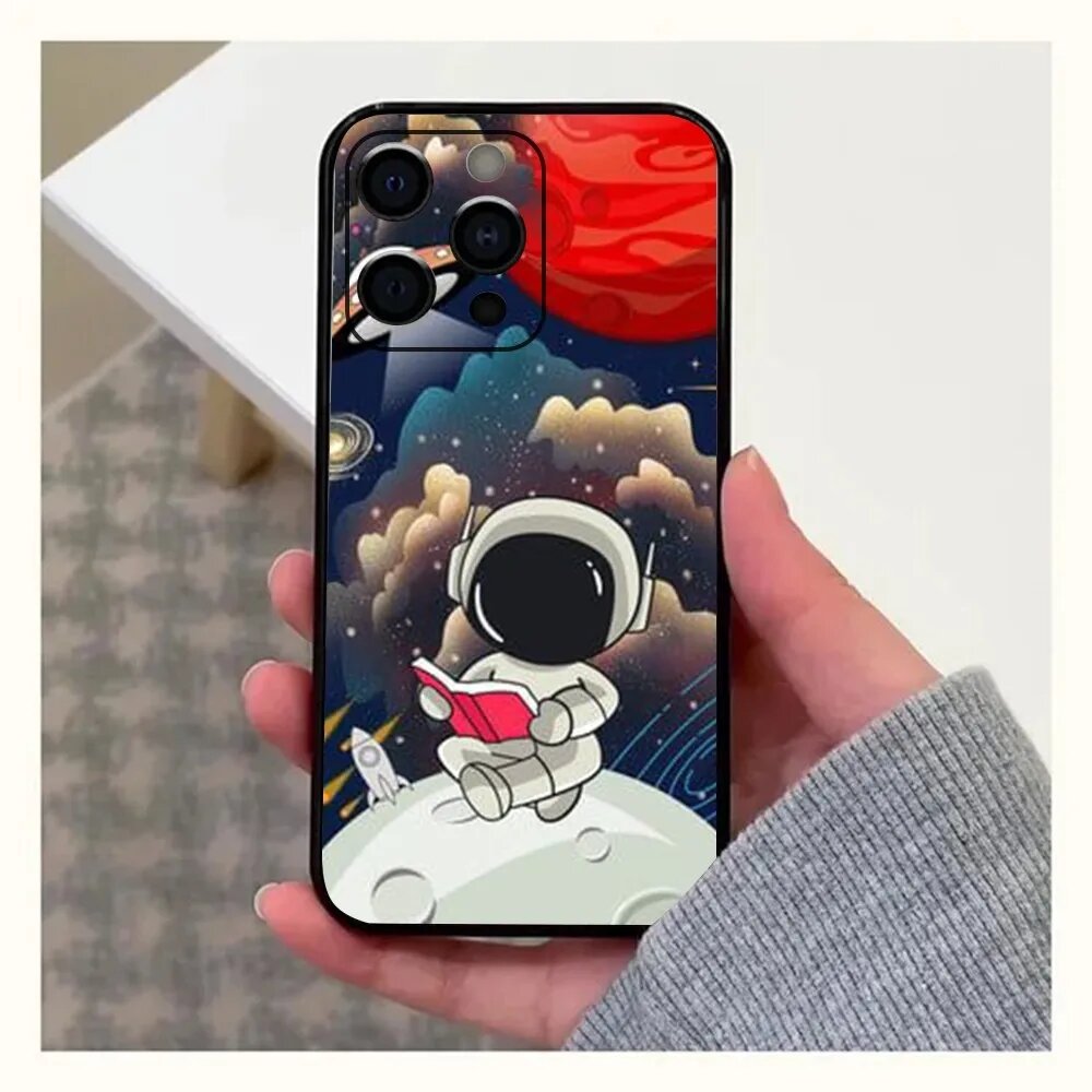 Милый детский чехол для телефона «Астронавт» для Apple iPhone 15,14,13,12,11, Pro, X, z4, iPhone11