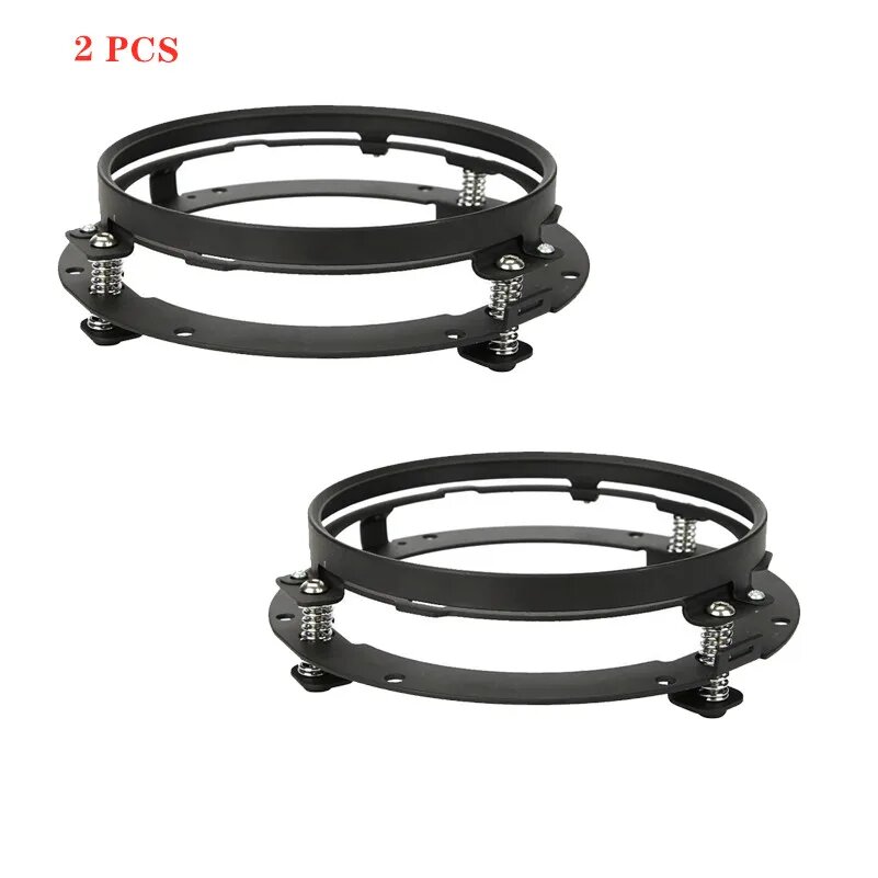 Фары светодиодные с кольцевой подсветкой, дневные ходовые огни 7 дюймов с желтым 7 inch bracket