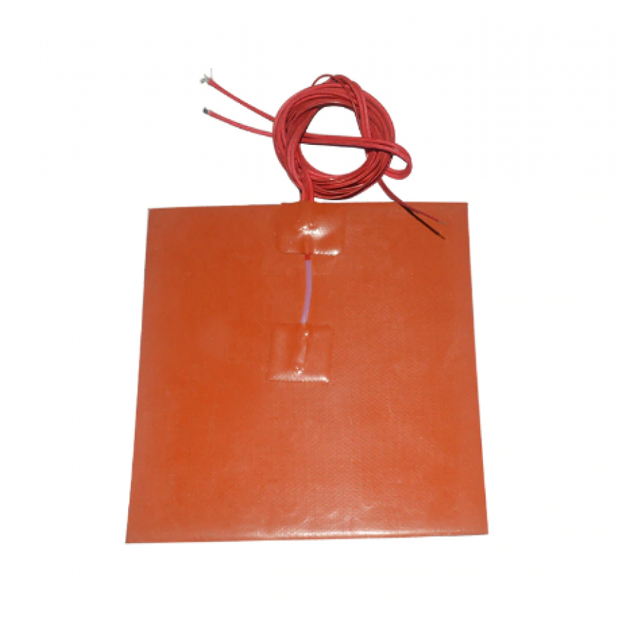 Cиликоновый нагревательный коврик 200 х 200 мм 24V 200W для подогреваемого стола для 3D-принтера