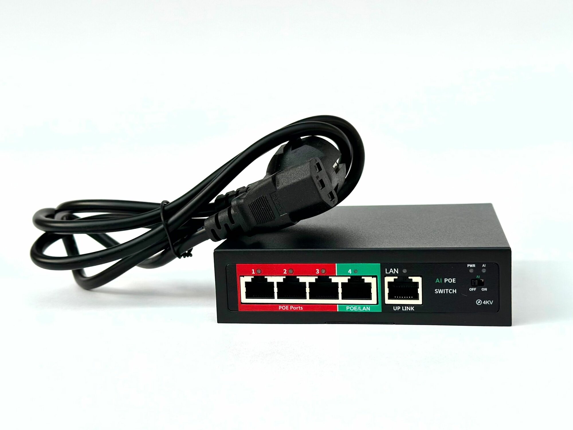 STEAMEMO POE коммутатор не управляемый 4 портовый steamemo POE104DL. 3POE+1(UP+POE)+1UP