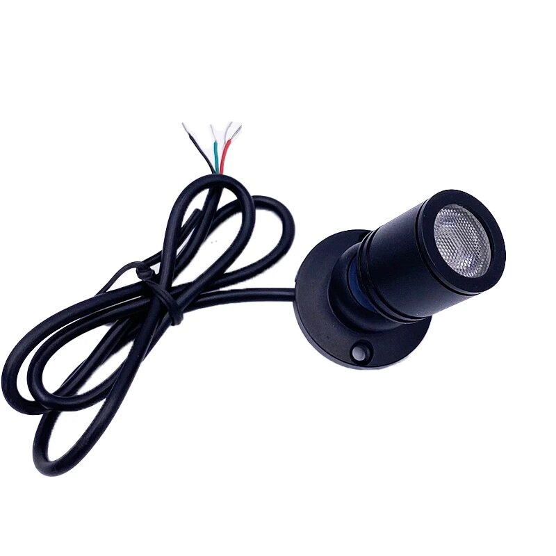 Светодиодный прожектор Ohlite RGB, черный, 1 Вт