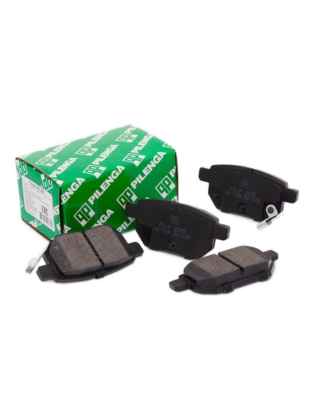 Колодки тормозные дисковые задние Pilenga FD-P 3335