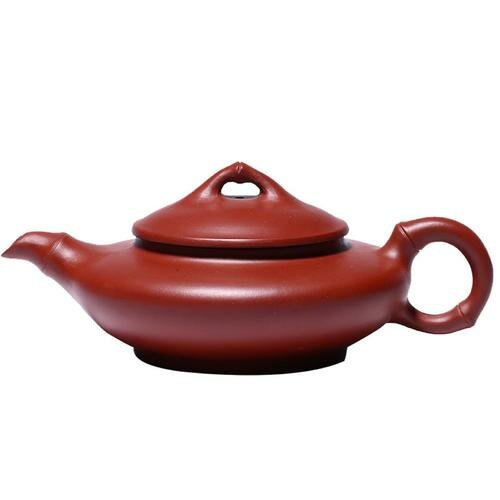 Teapot Ore Dahongpao Imaginary Flat Bamboo Tea Pot Capacity Size|Teapots