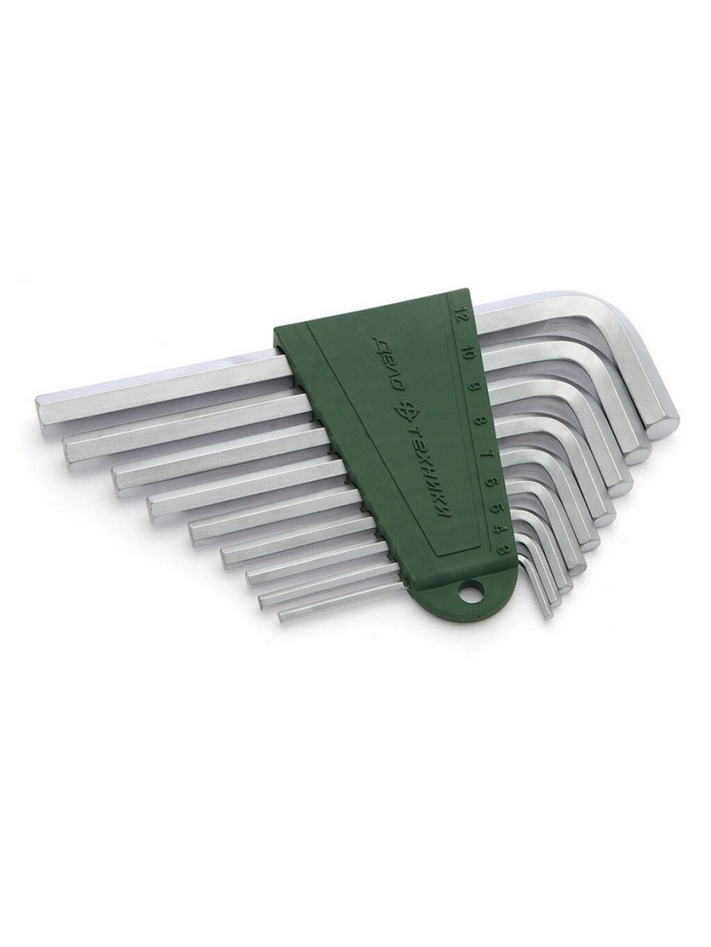 Набор шестигранных ключей ( 9 предметов) "Дело Техники" (3-12 мм)