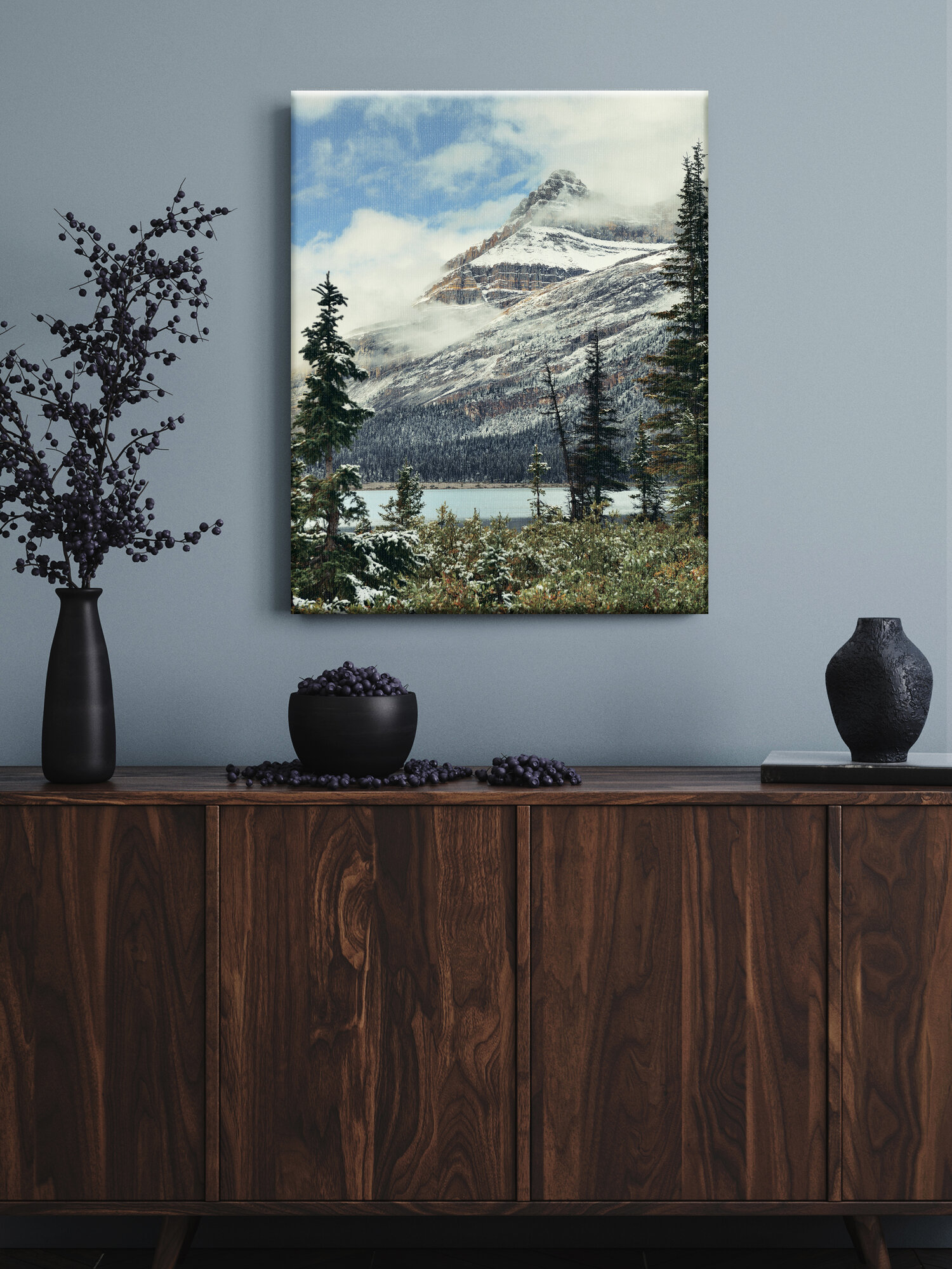 Картина Postermarket "Горная Вершина" на холсте, пейзаж, 40x50 см.