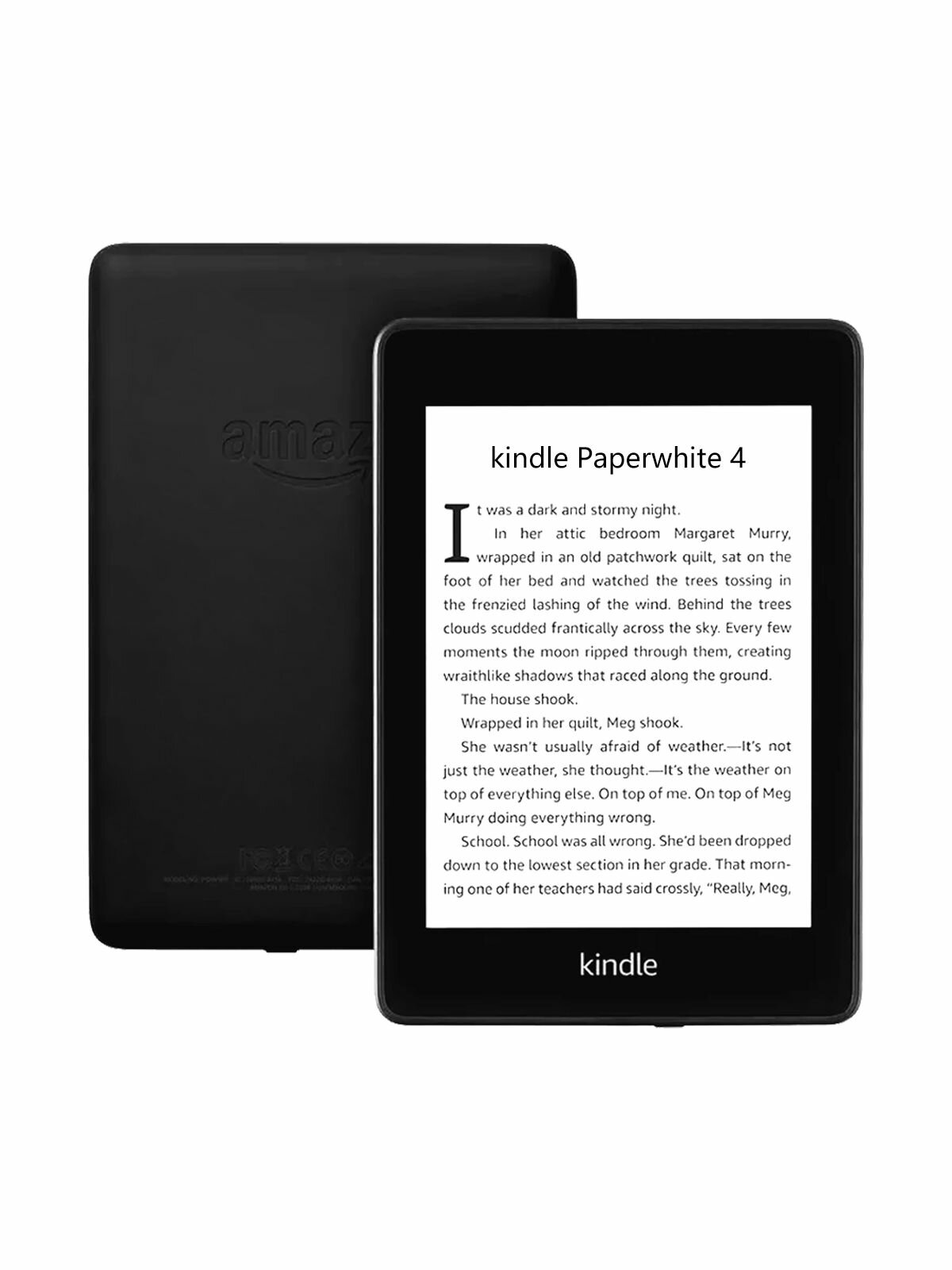 Электронная книга Amazon Kindle 6 дюймов Paperwhite 4 32 ГБ, черная