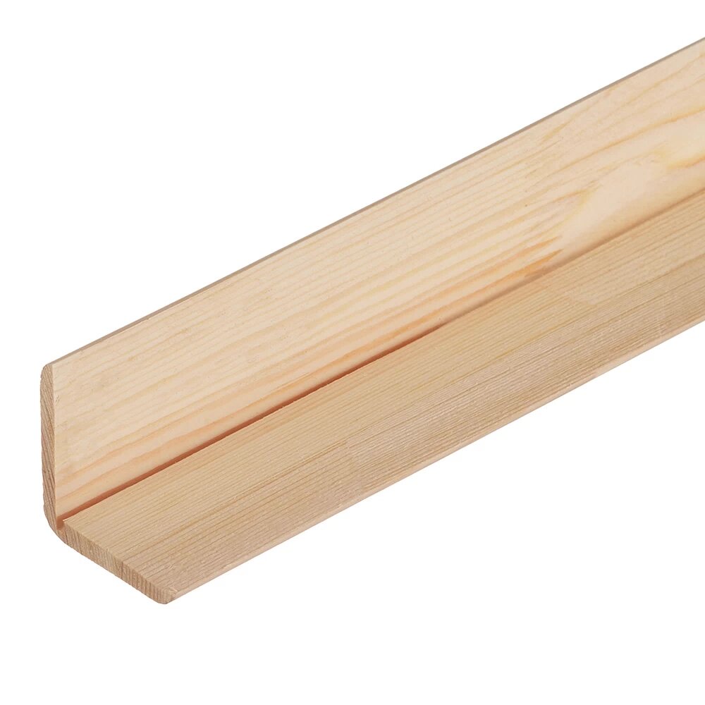 Угол наружный гладкий 45х45х5х2500 мм сорт Экстра сращенный 4229