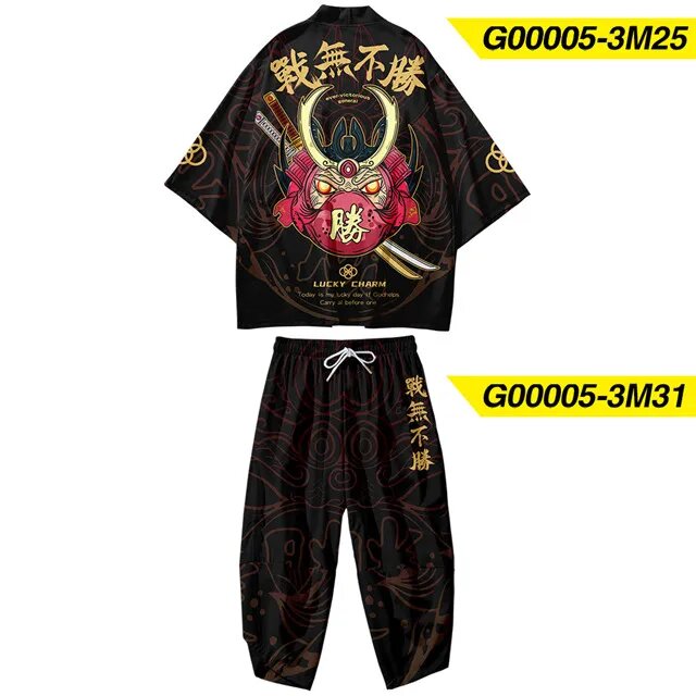 Мужской костюм оверсайз японский стиль, XXL, tz-218
