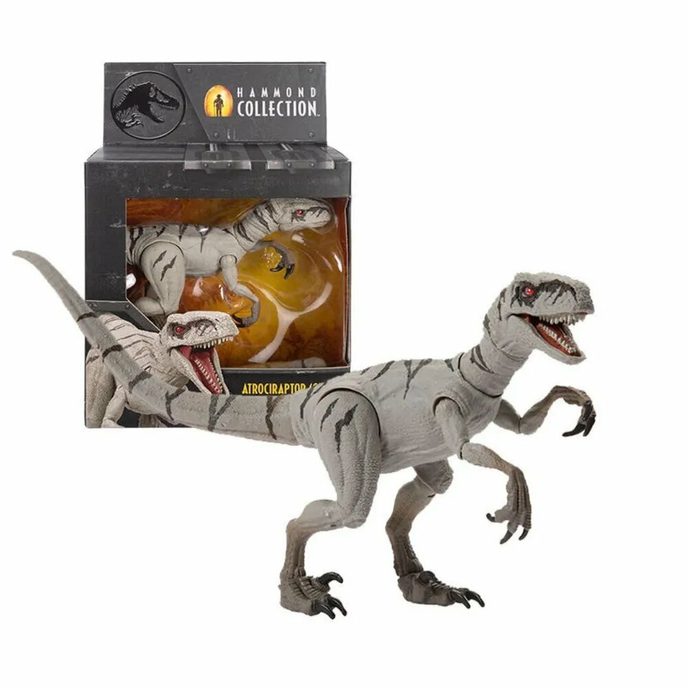 Фигурка динозавра из коллекции Mattel Jurassic World Hammond Collection, игрушка-динозаврик atrociraptor "призрак"