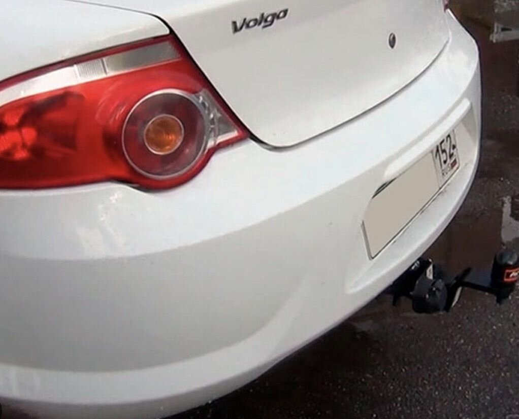 Фаркоп AvtoS для ГАЗ SIBER (Под квадрат 50х50) (2008-2010) с универсальной электрикой и сертификатом в комплекте, арт.(GAZ-11+electr)