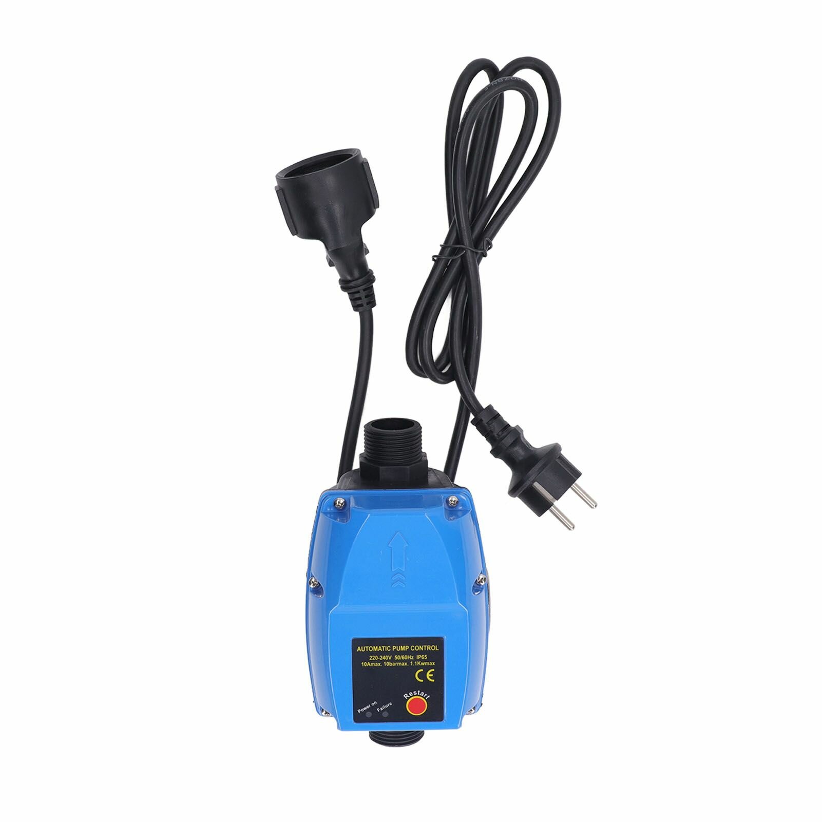 Автоматический повысительный насос 1.1 кВт 145 PSI самовсасывающий IP65 с реле потока