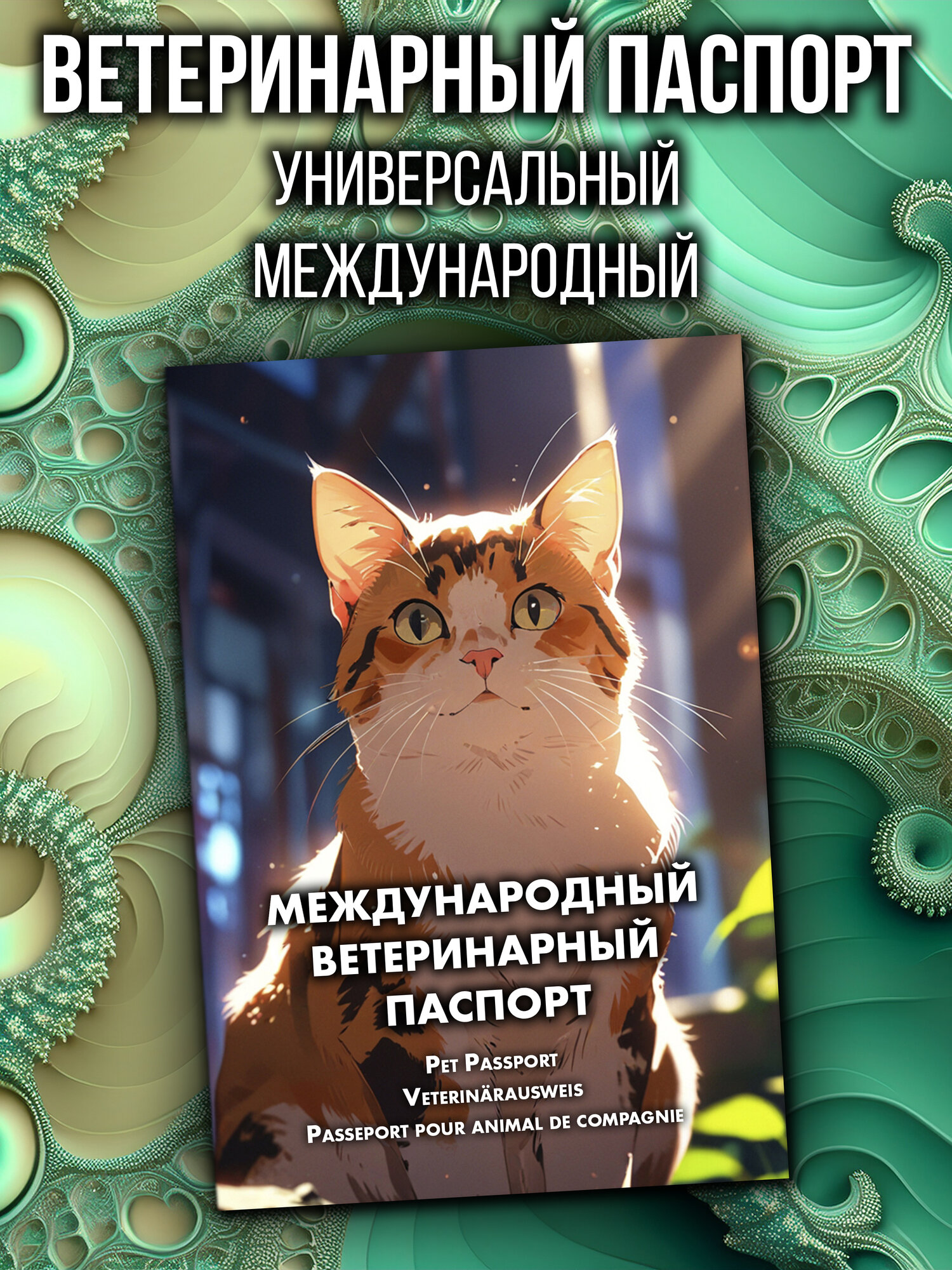Ветеринарный паспорт для кошек, международный
