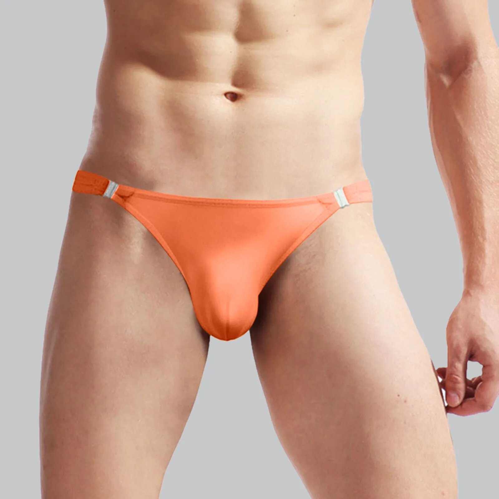 Мужские стринги из полиэстера Оранжевый, Gold