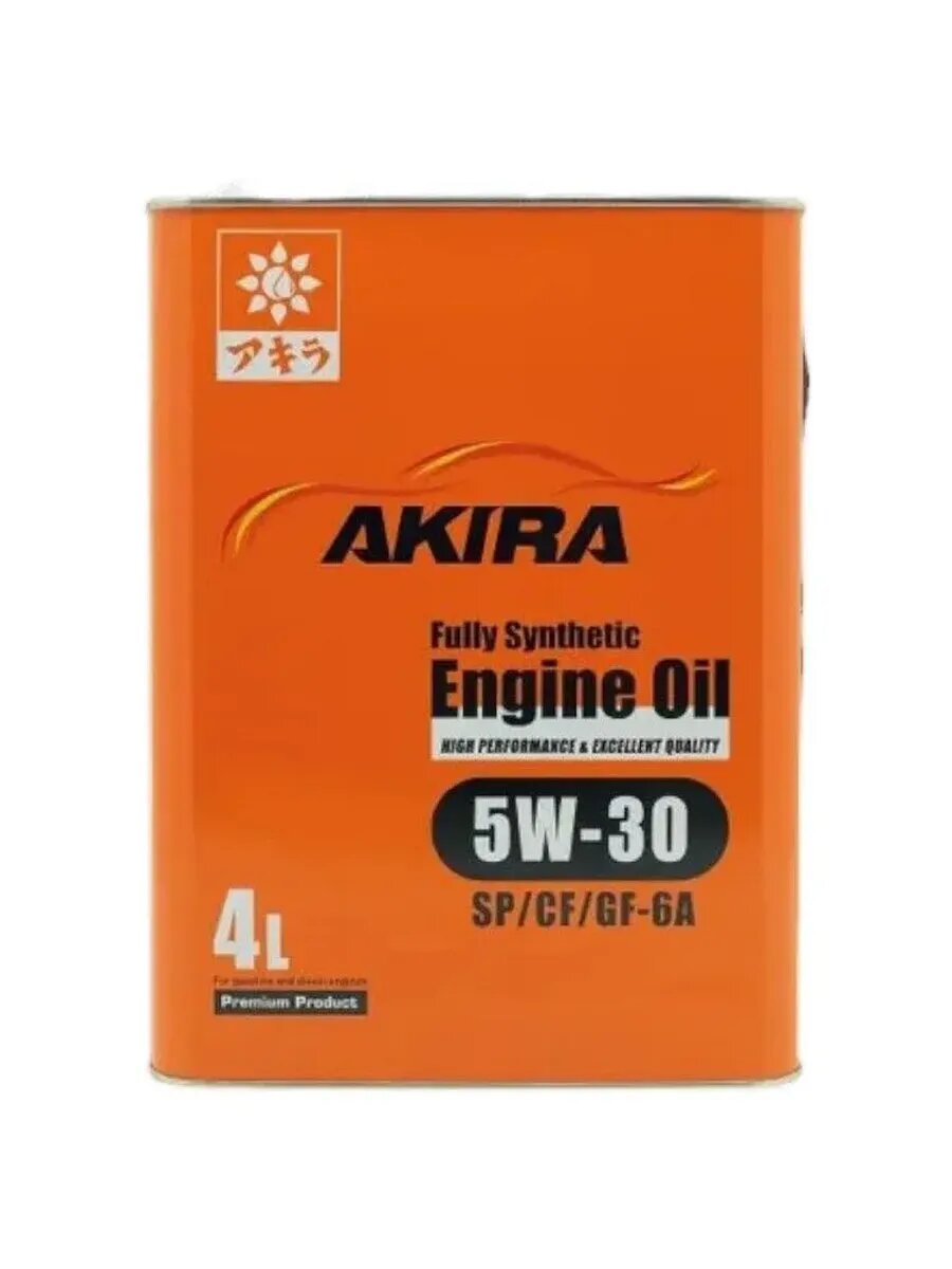 Моторное масло AKIRA Fully Synthetic ILSAC GF-6A 5W30 4л