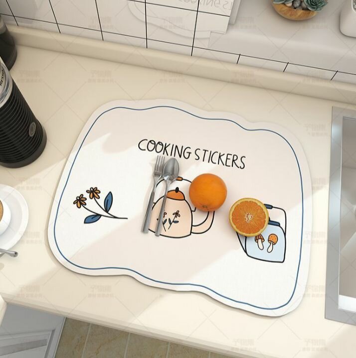 Коврик для сушки посуды, DAENERO, нано коврик, размер 32*32 см