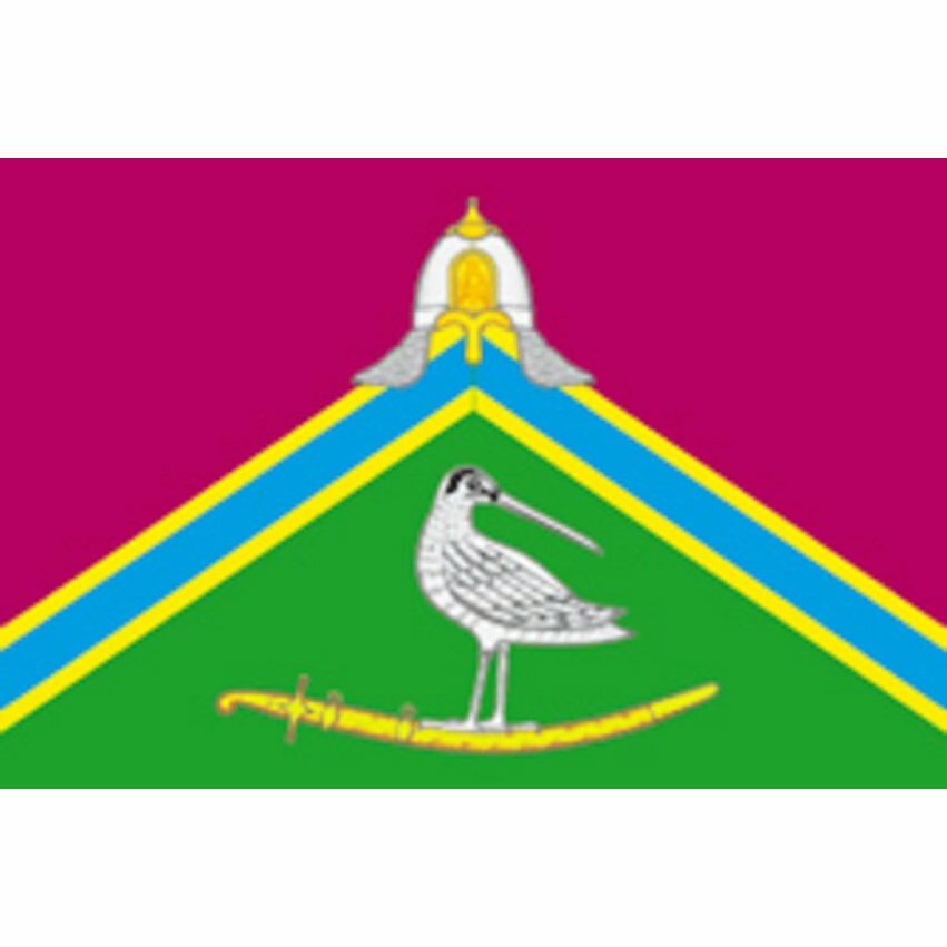 Флаг Куликовского сельского поселения (Краснодарский край) 135x90 см.