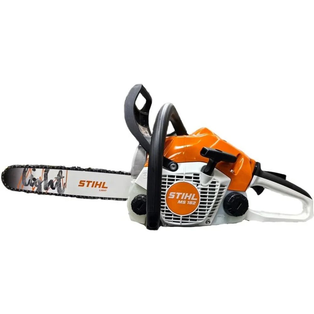 Бензопила Stihl MS 162 - надежная бытовая пила с двигателем 30 см³, мощностью 1.6 л. с, длиной шины 30 см и виброзащитой