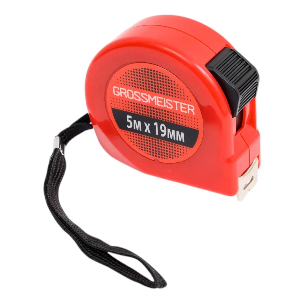 Рулетка GROSSMEISTER пластиковый корпус 5м*19мм 009001002