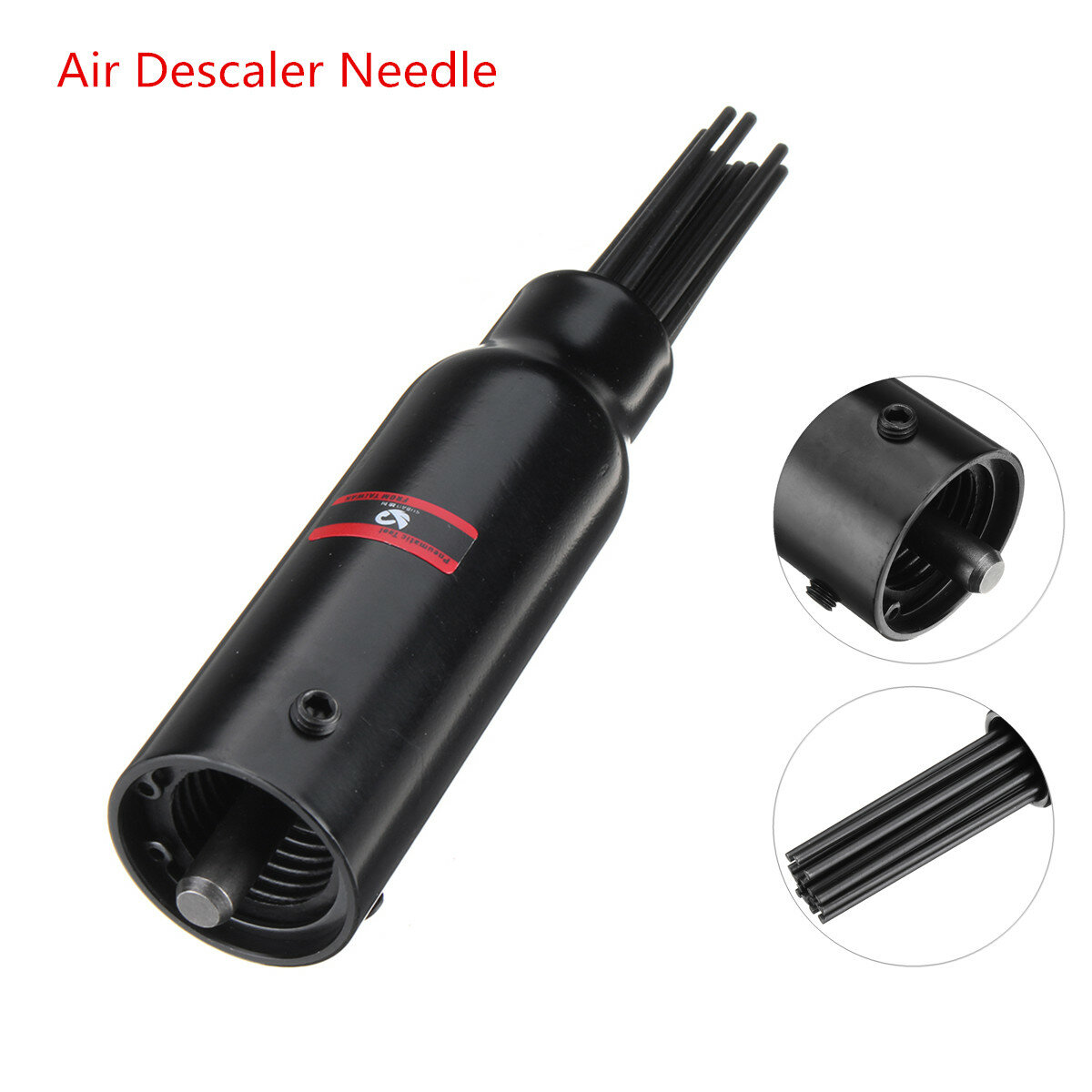 Инструмент Комплект насадок для пневматического очистителя от накипи Подходит для пневматического зубила, молотка Удаляет краску и ржавчину