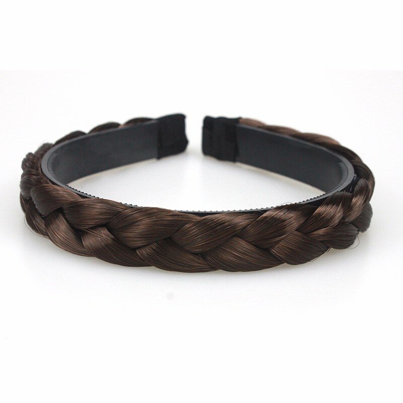 2016 Новый женский винтажный парик повязка на голову косички аксессуары для волос для девочек корейский стиль повязка на голову женские аксессуары для волос повязка для волос для девочек - P4