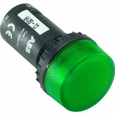 Лампа сигнальная ABB CL-502G зеленая 24В, 1SFA619402R5022
