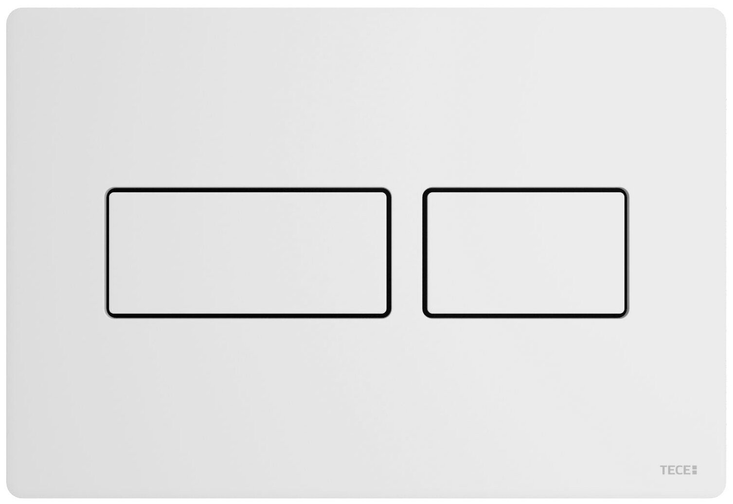 TECEsolid. Панель смыва с двойной системой смыва для унитаза, цвет белый матовый