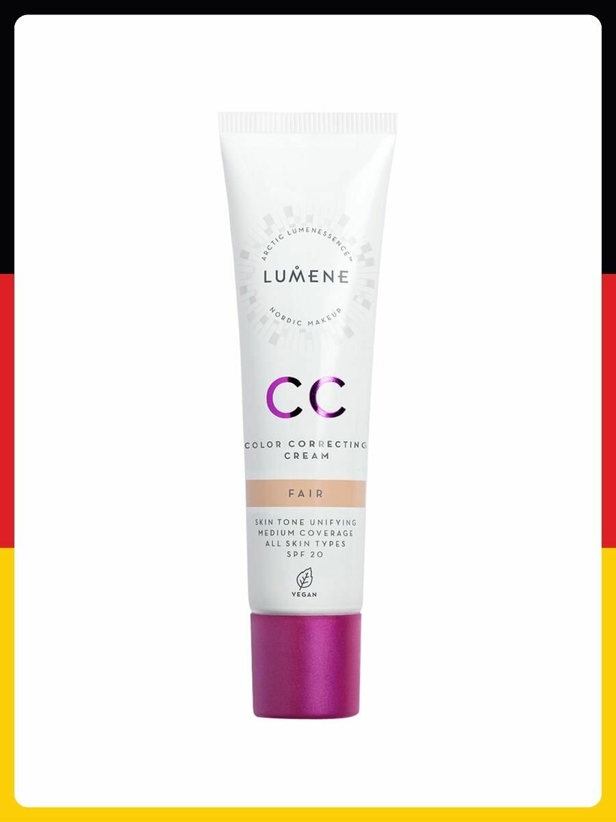 Крем-корректор цвета Lumene CC SPF20 CC Cream, 30 мл 1.5 Fair